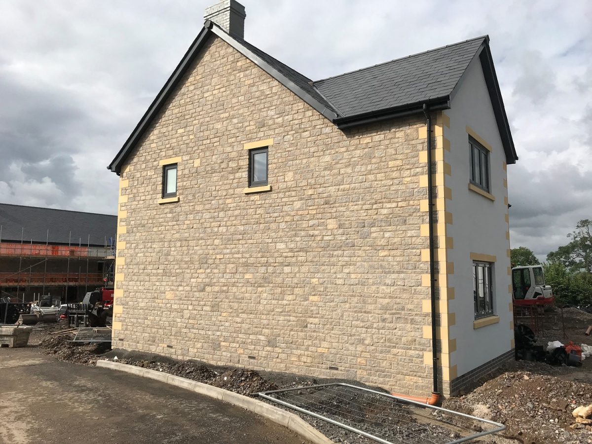Faced stone units for range of new build properties – Ashcott, Somerset ...